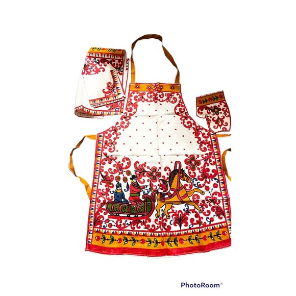 Kolf | Accessories | Vintage Folk Art Austrian Kolf Apron Mitt Napkin ...